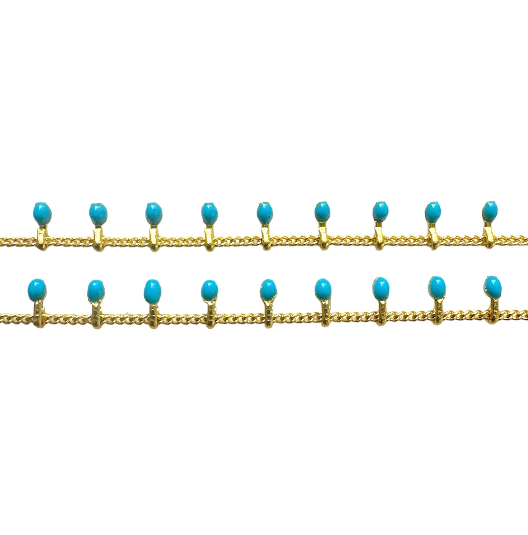 Beaded Chain with Crystal Bead, 18 inches – Damaris Beads