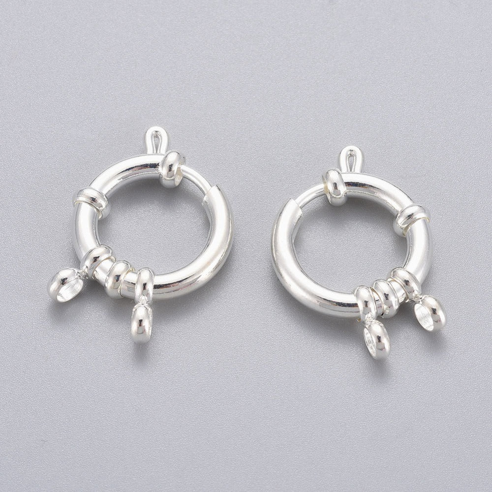 Stainless Steel Spring Clasp 12mm, 2pcs – Damaris Beads