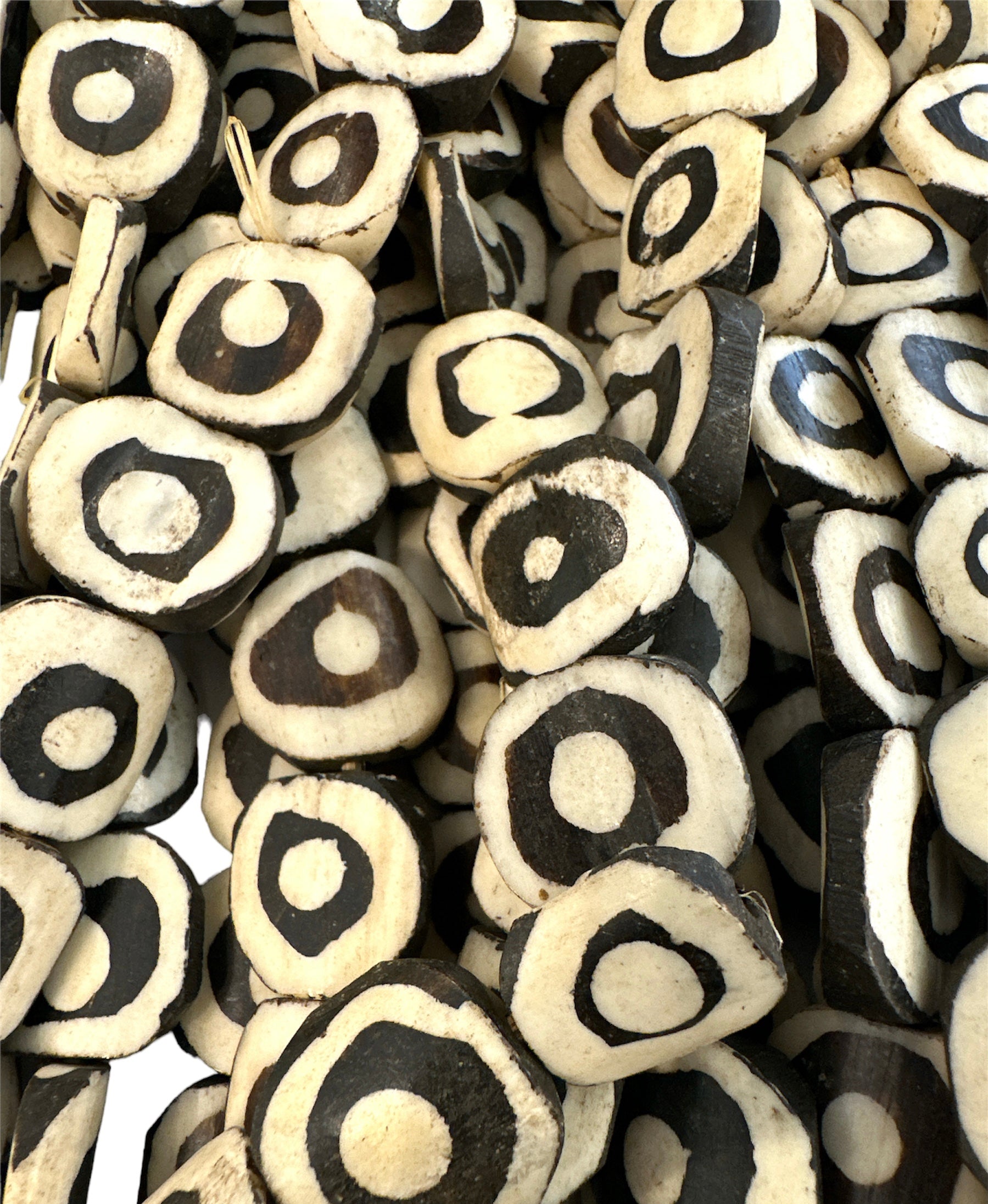 African Dot Bead Strand – Damaris Beads