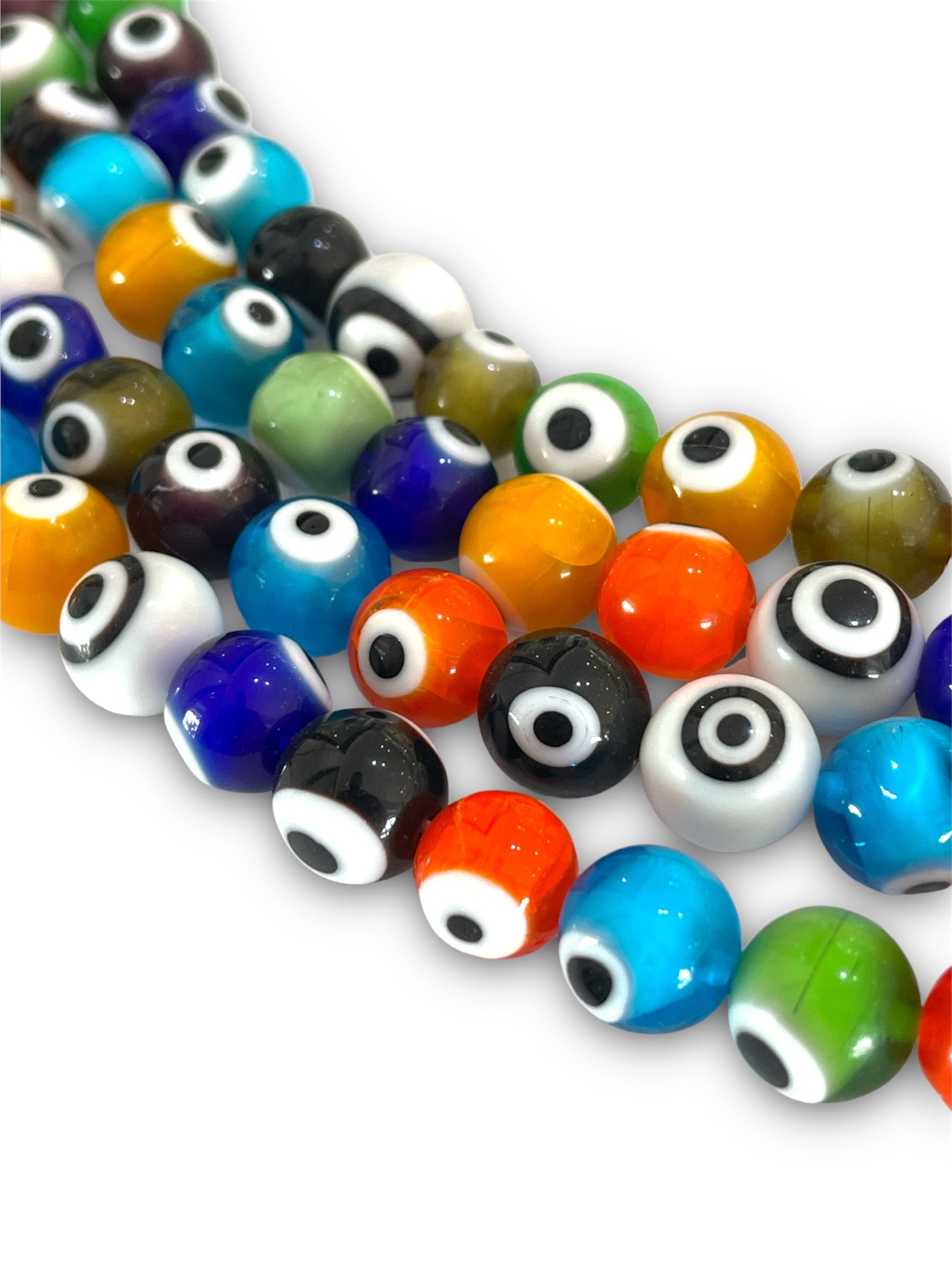 Round Multi Crystal Eye Strand – Damaris Beads