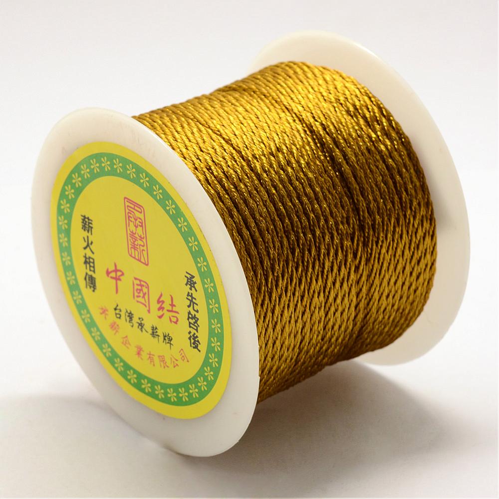 Golden Cord, 1 roll – Damaris Beads