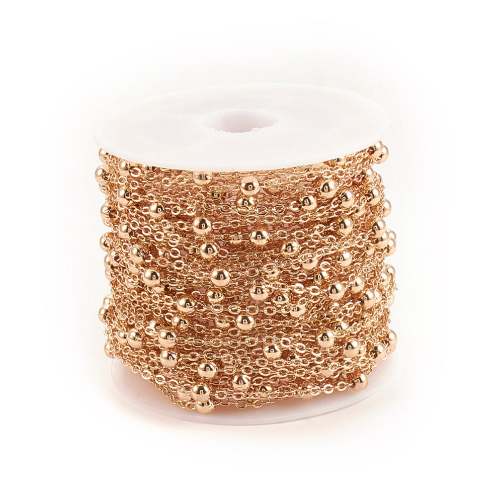 Round Bead Chain 2mm, 32 Feet Roll – Damaris Beads