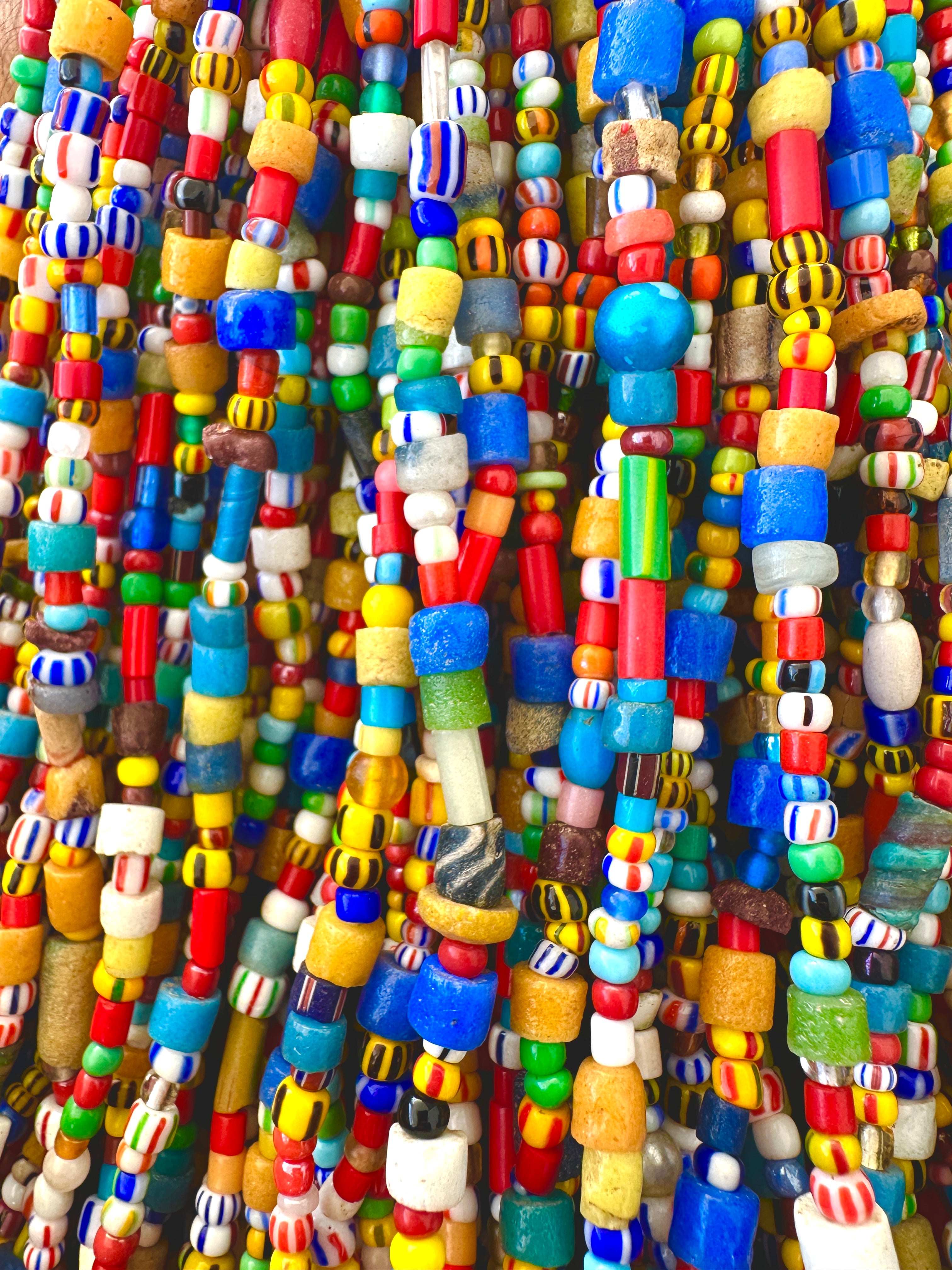 African Bead Mix Strand – Damaris Beads