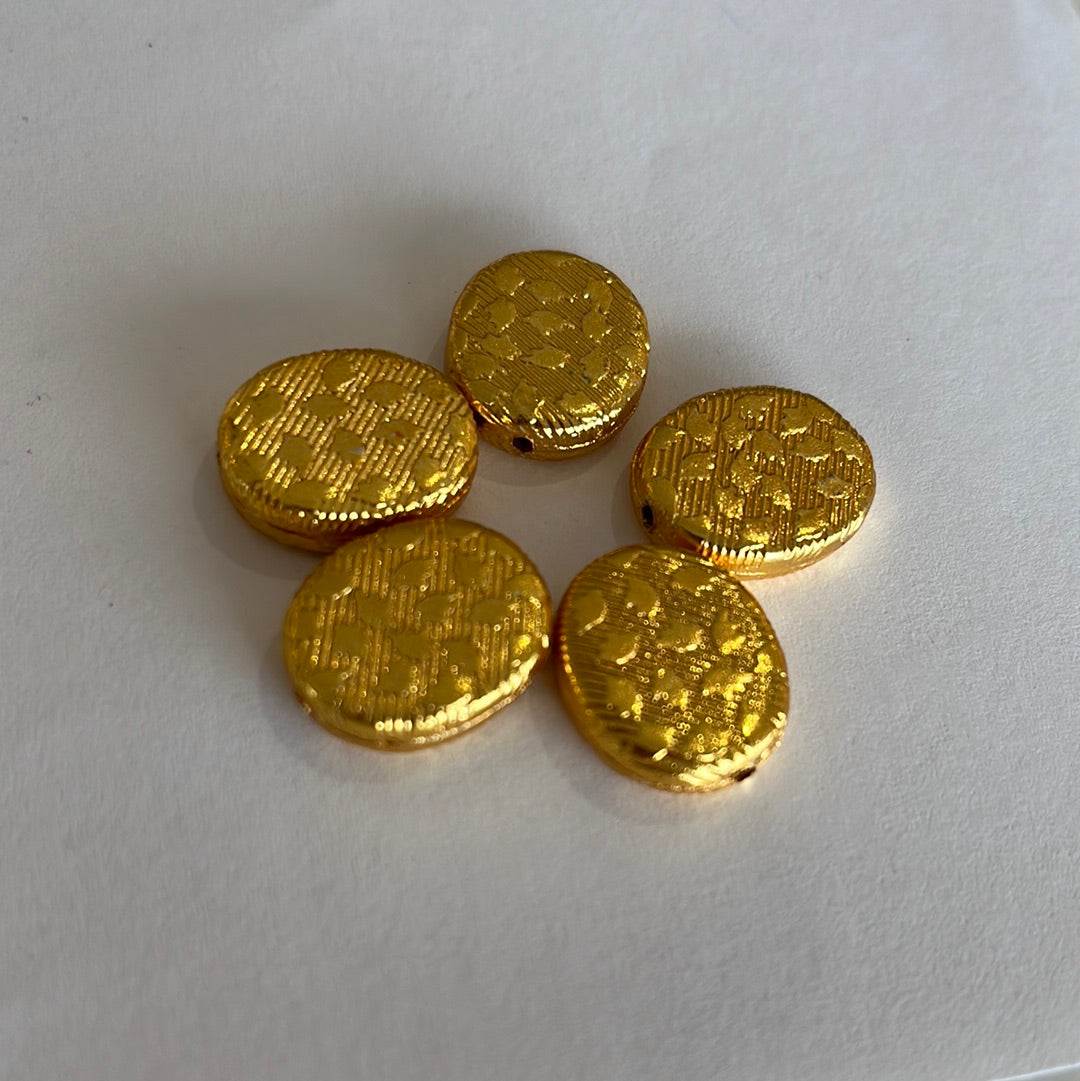 Oval Coin Said Spacer 2mm – Damaris Beads